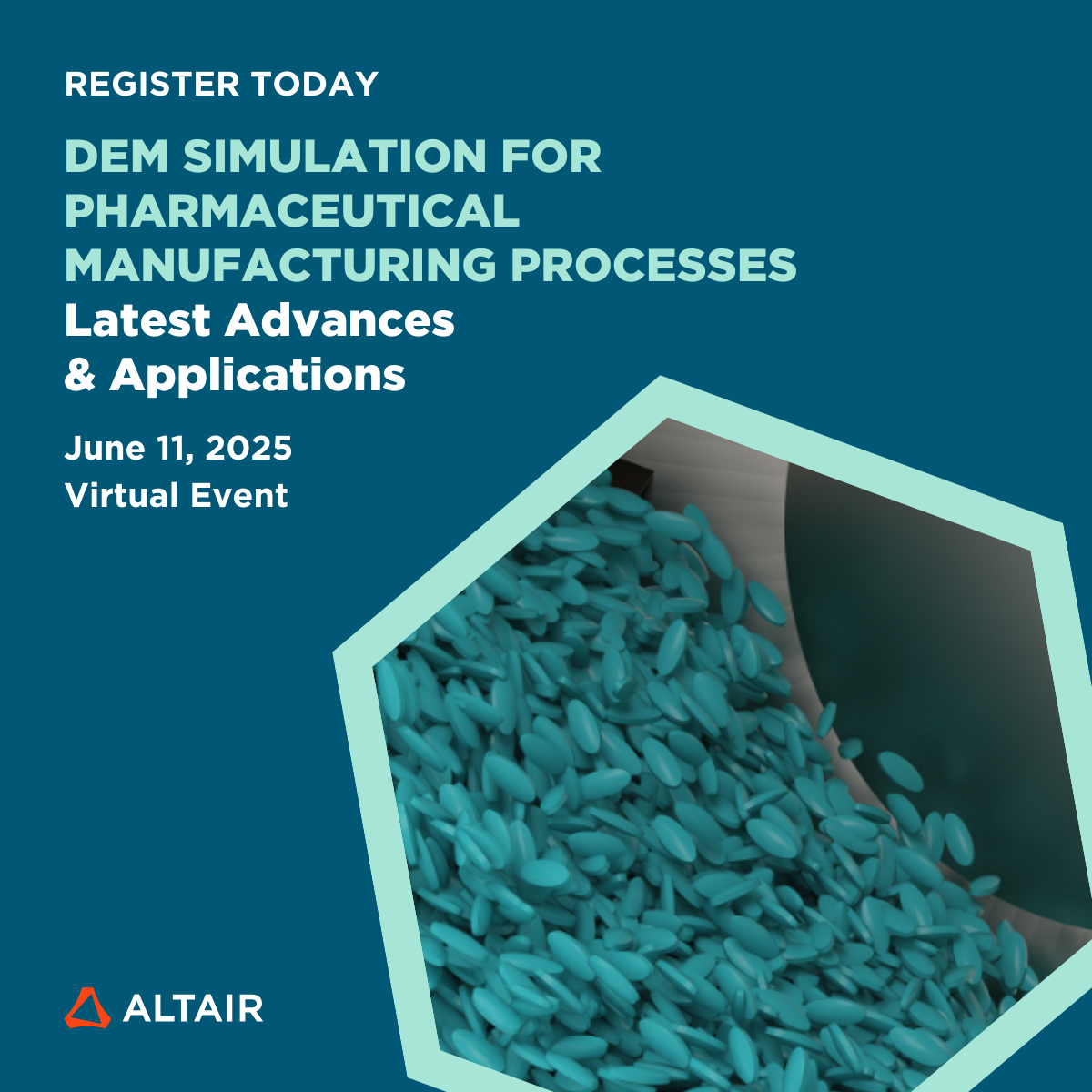 Virtual Event | DEM Simulation for Pharmaceutical Manufacturing Processes
